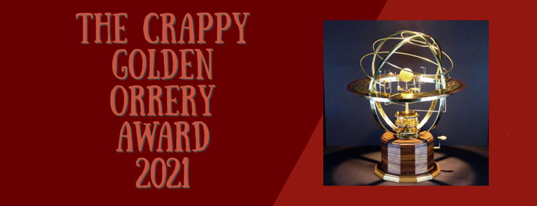 The Crappy Golden Orrery Award 2021 - History for Atheists